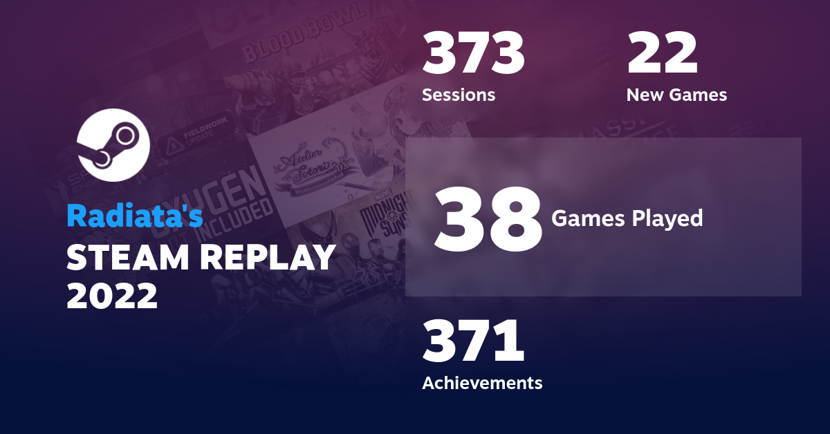 Radiata's STEAM REPLAY 2022
