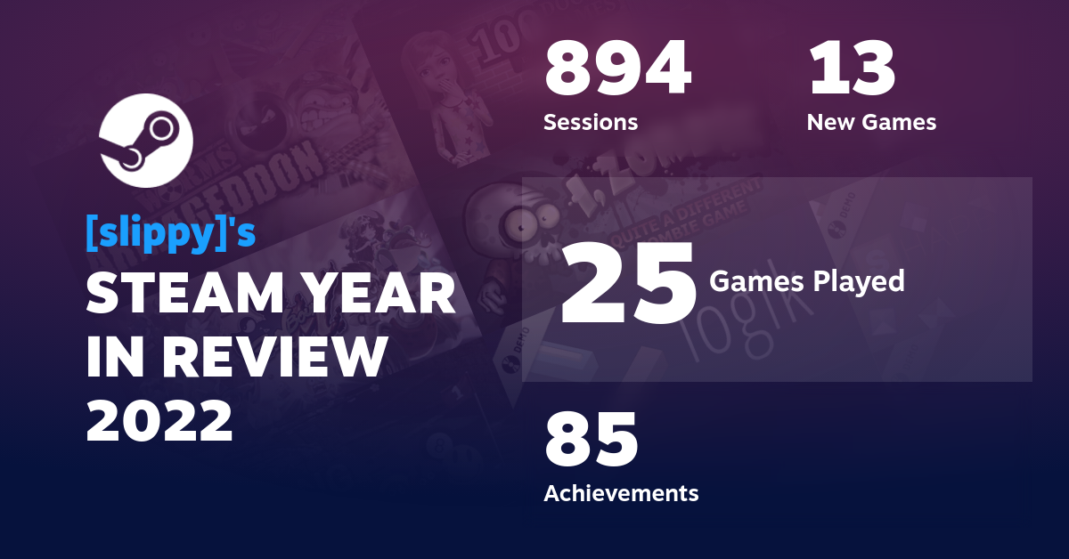 [slippy]'s STEAM YEAR IN REVIEW 2022