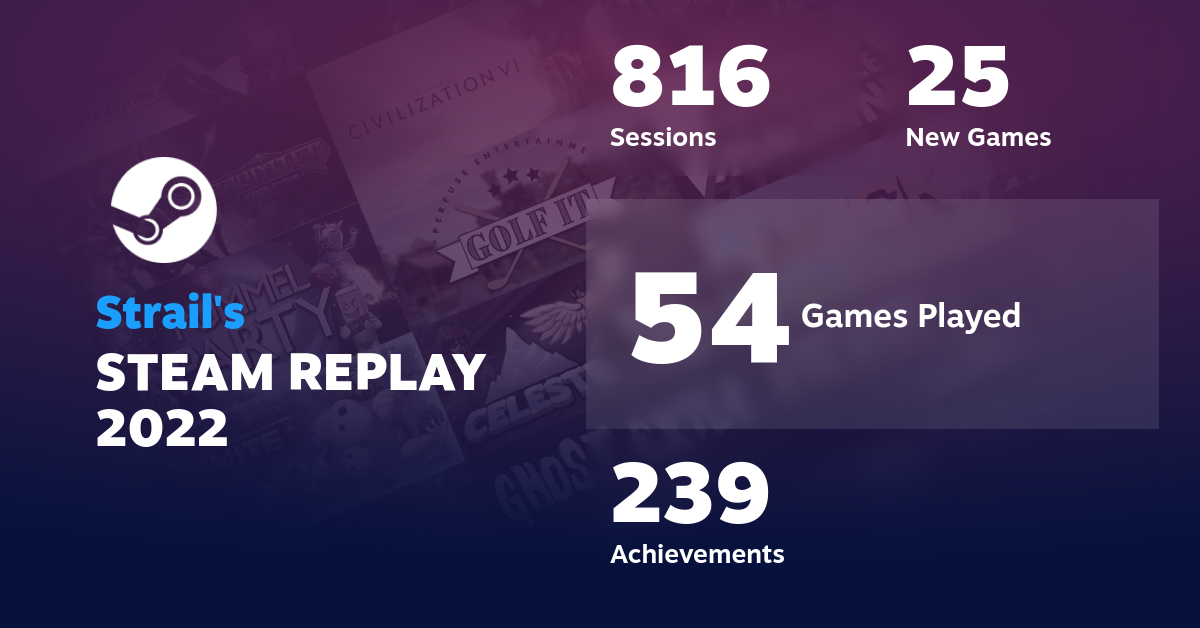 Strail's STEAM REPLAY 2022