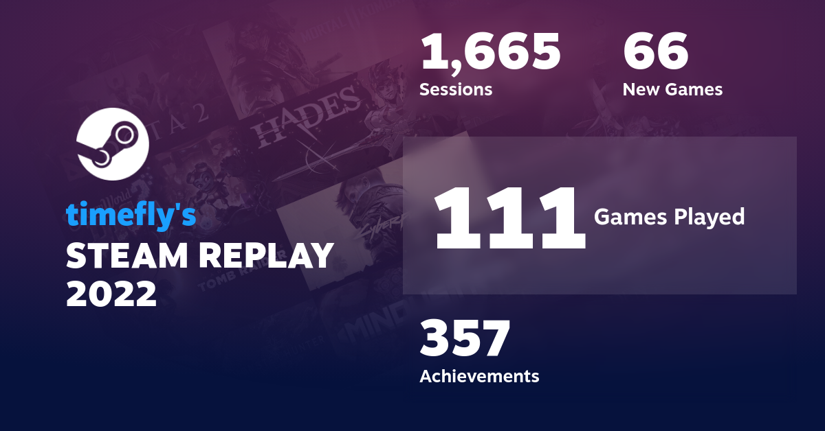 timefly's STEAM REPLAY 2022