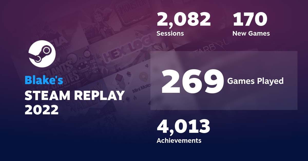 Blake's STEAM REPLAY 2022