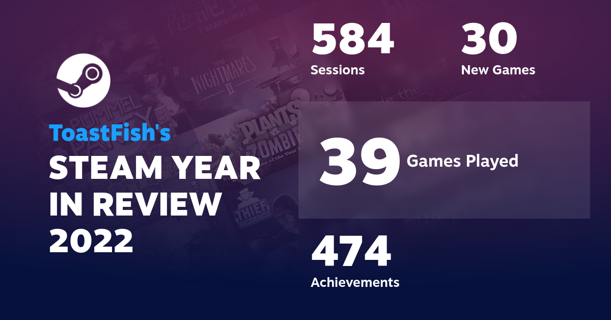 ToastFish's STEAM YEAR IN REVIEW 2022