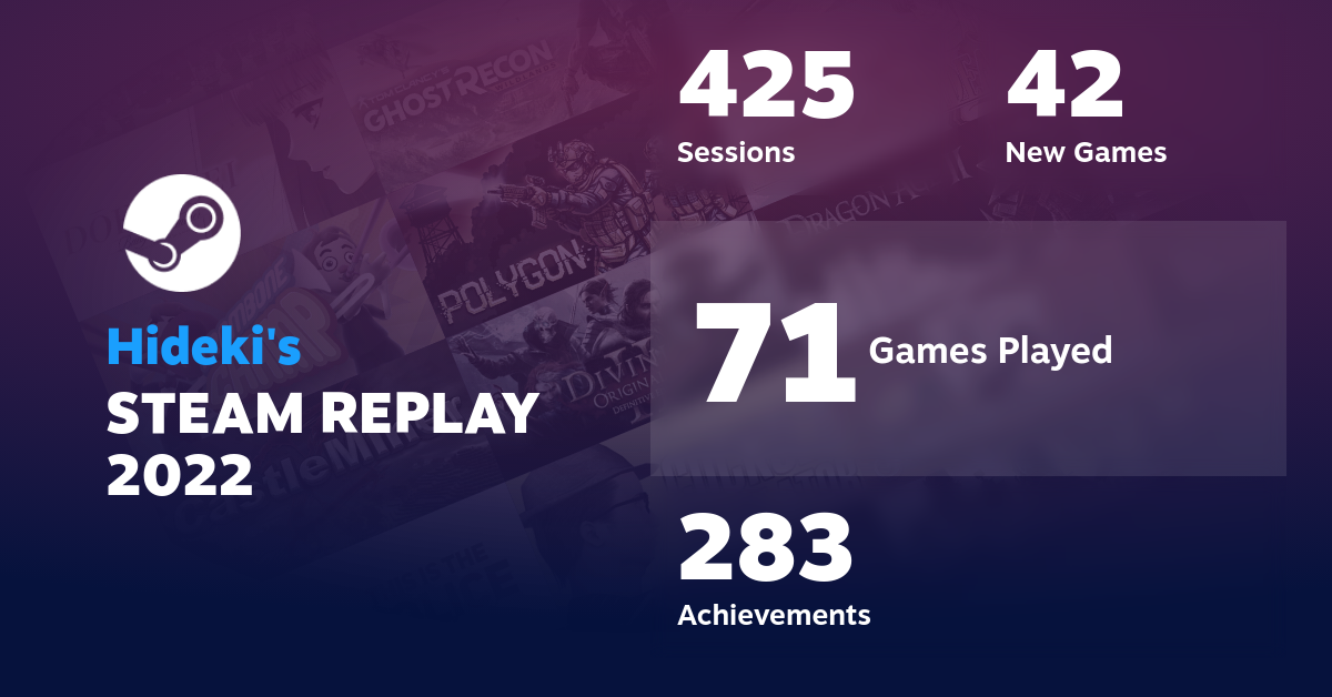 Hideki's STEAM REPLAY 2022