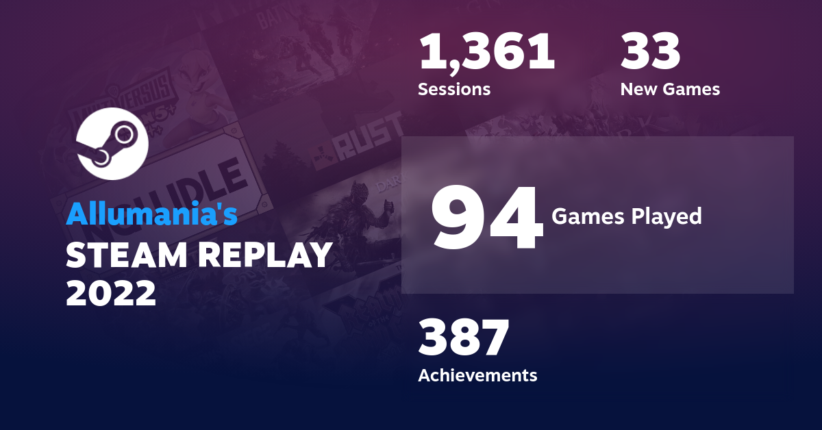 Allumania's STEAM REPLAY 2022