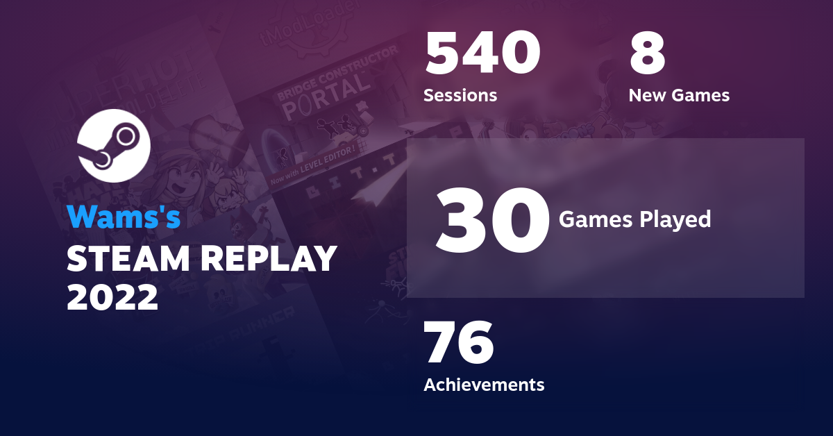 Wams's STEAM REPLAY 2022