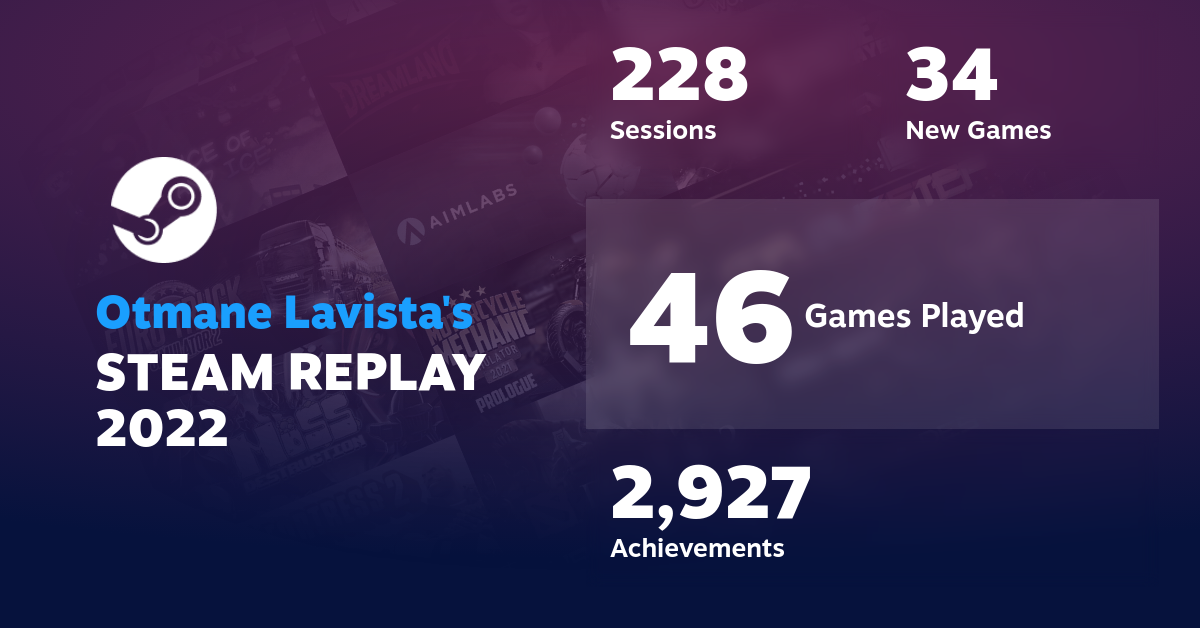 Otmane Lavista's STEAM REPLAY 2022