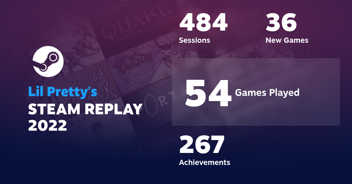 Lil Pretty's STEAM REPLAY 2022