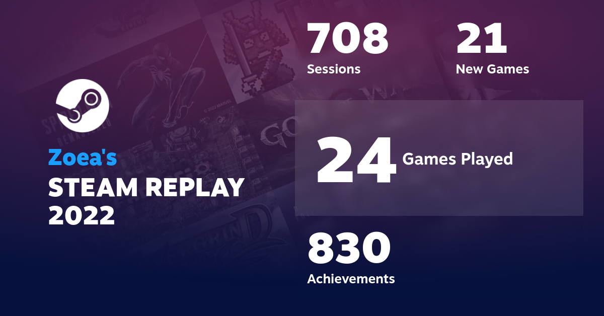 Zoea's STEAM REPLAY 2022