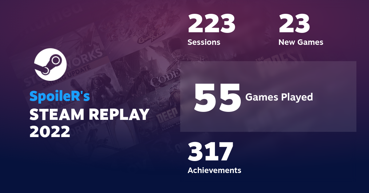 SpoileR's STEAM REPLAY 2022