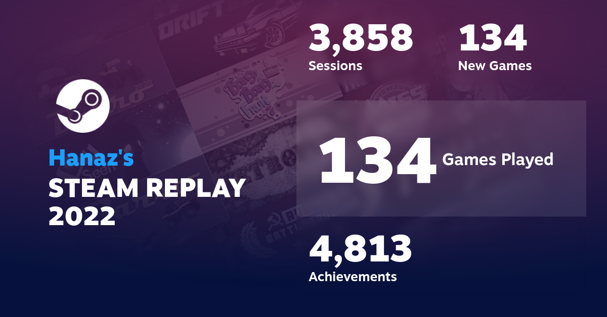 Hanaz's STEAM REPLAY 2022