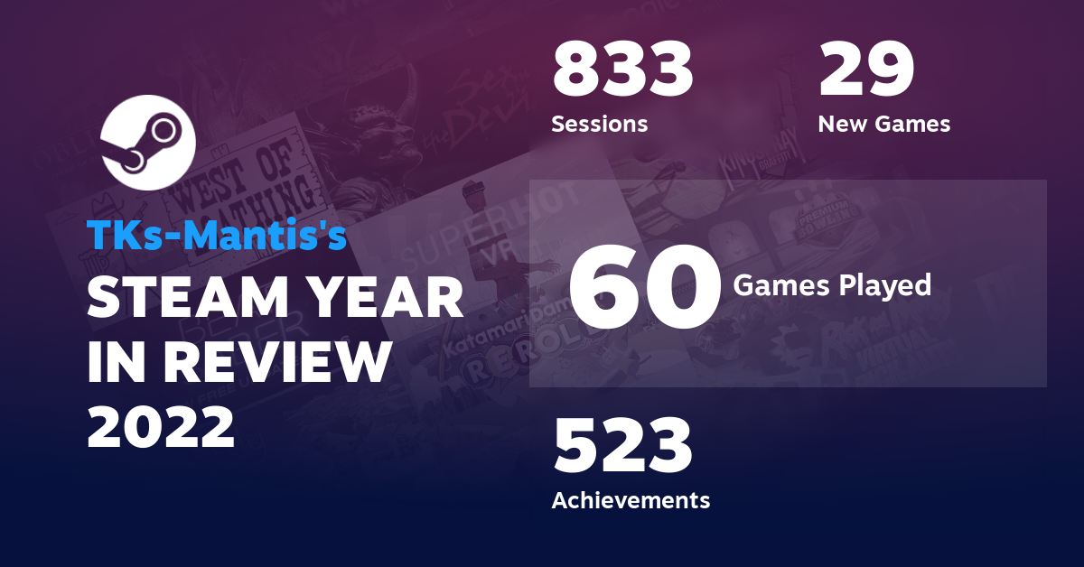 TKs-Mantis's STEAM YEAR IN REVIEW 2022