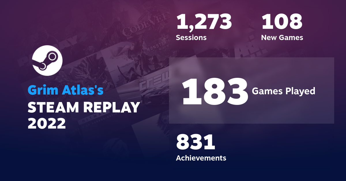 Grim Atlas's STEAM REPLAY 2022