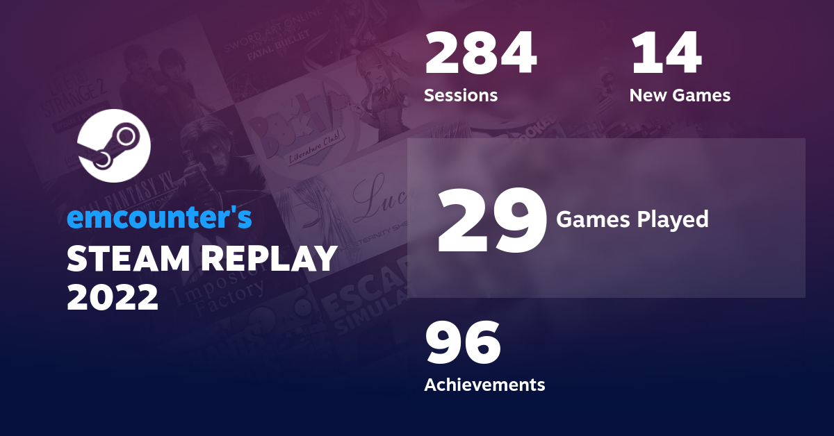 emcounter's STEAM REPLAY 2022