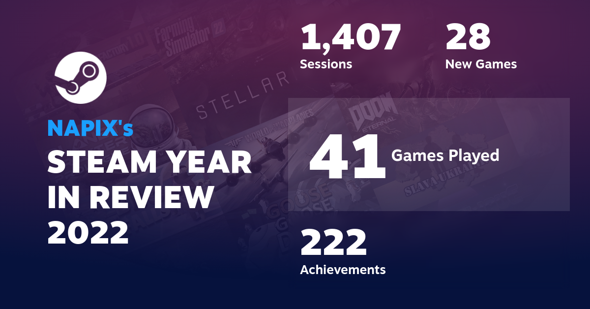 NAPIX's STEAM YEAR IN REVIEW 2022