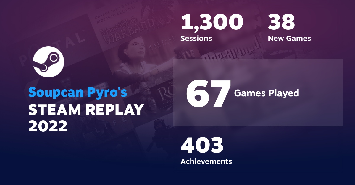 Soupcan Pyro's STEAM REPLAY 2022