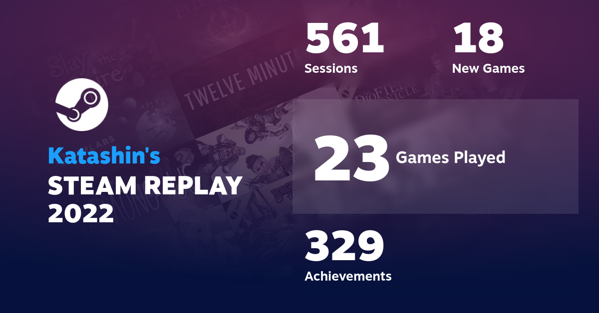 Katashin's STEAM REPLAY 2022