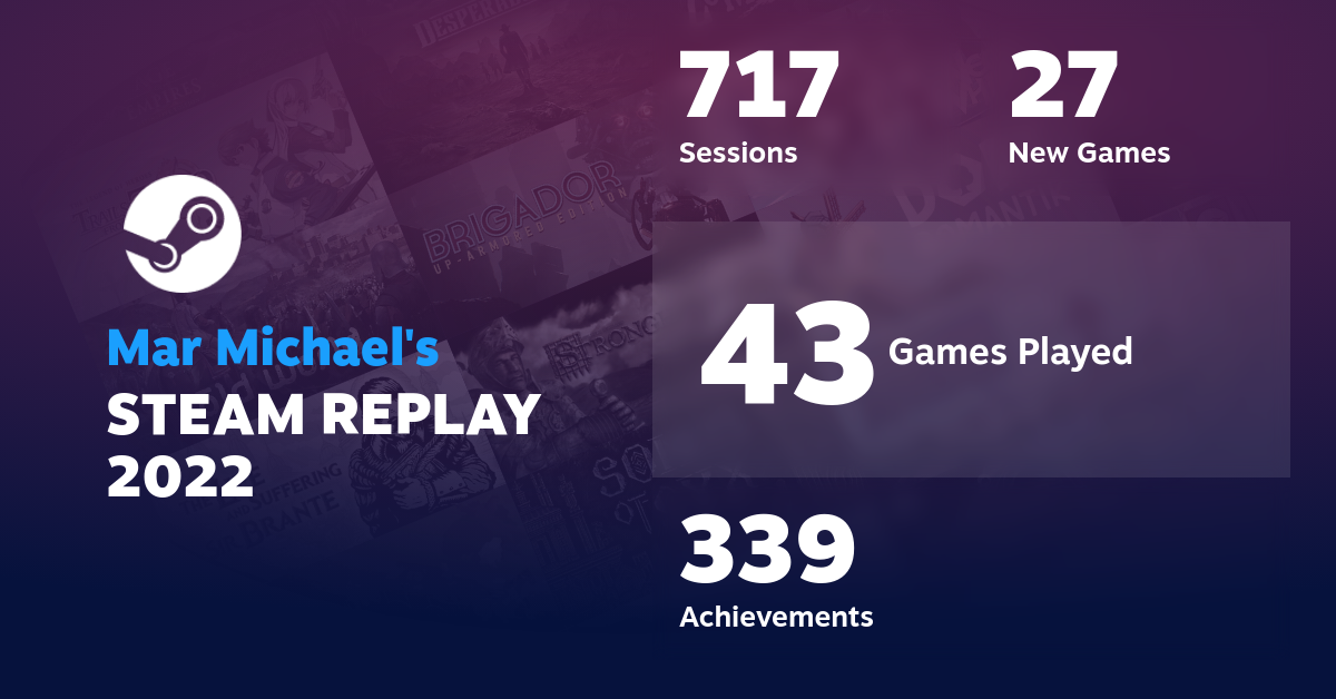 Mar Michael's STEAM REPLAY 2022