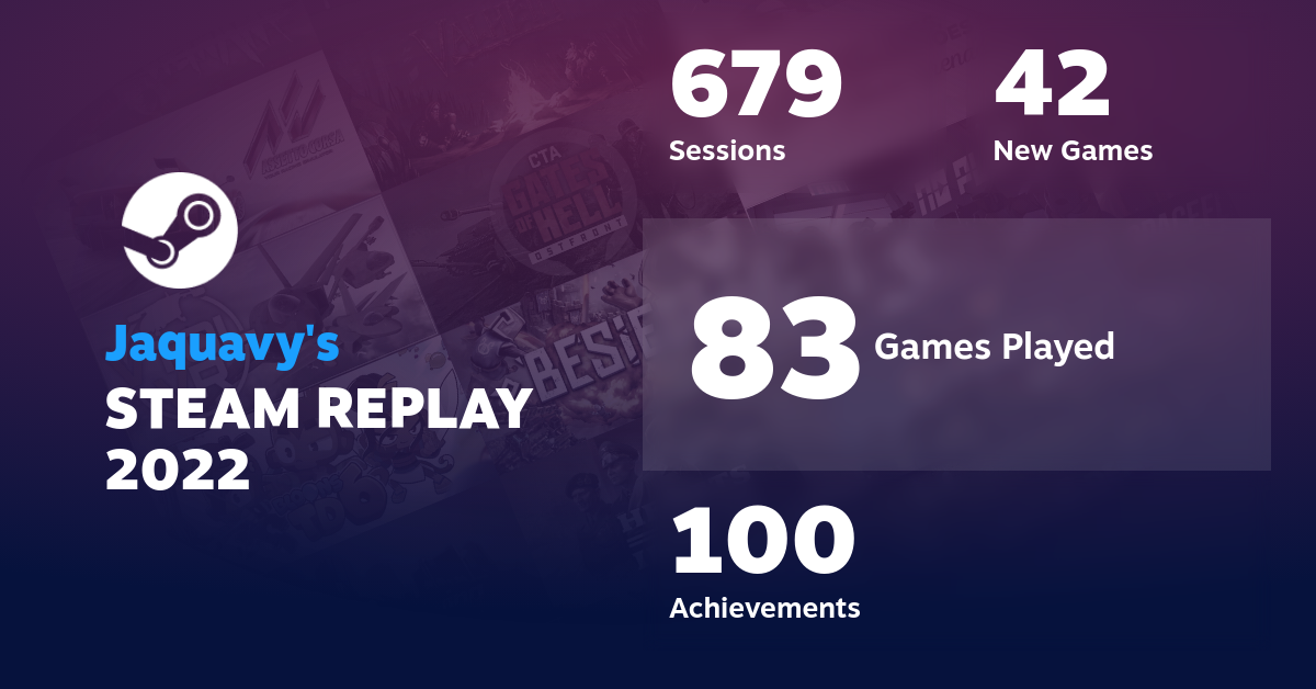 Jaquavy's STEAM REPLAY 2022