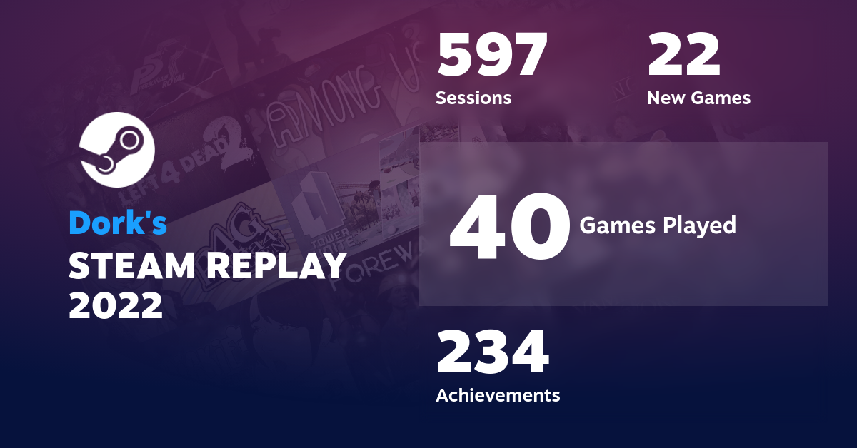Dork's STEAM REPLAY 2022