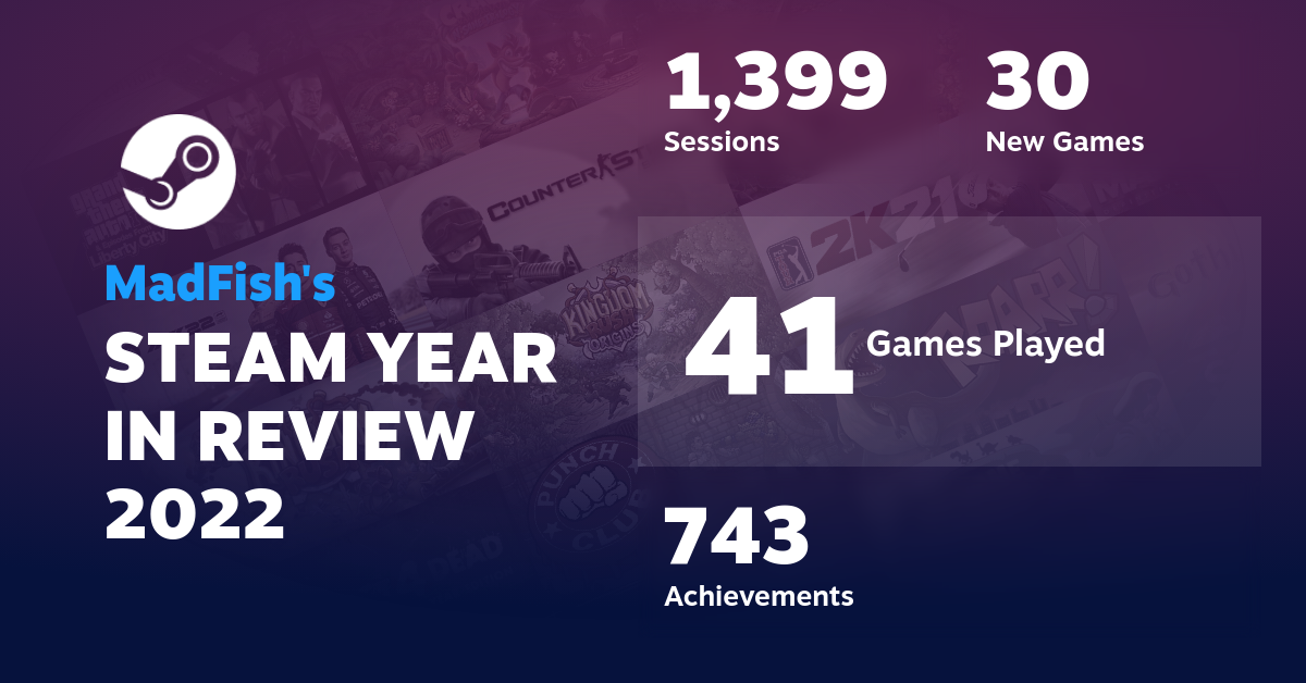 MadFish's STEAM YEAR IN REVIEW 2022