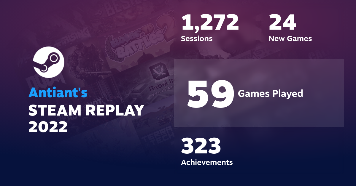 Antiant's STEAM REPLAY 2022