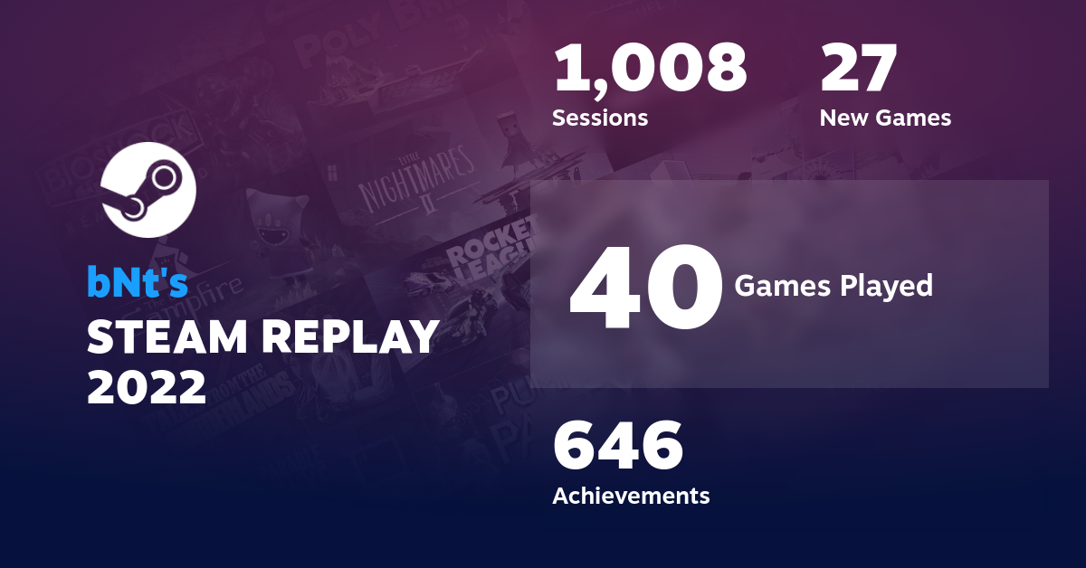 bNt's STEAM REPLAY 2022