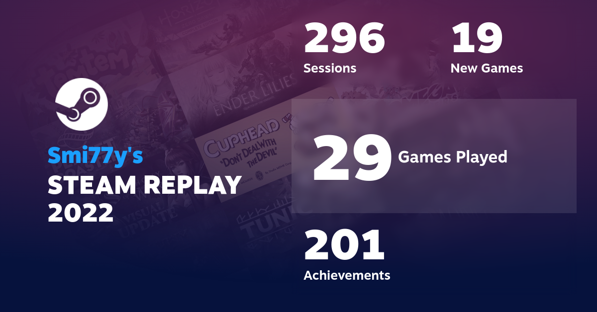 Smi77y's STEAM REPLAY 2022