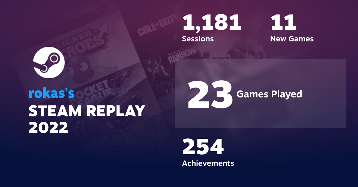 rokas's STEAM REPLAY 2022