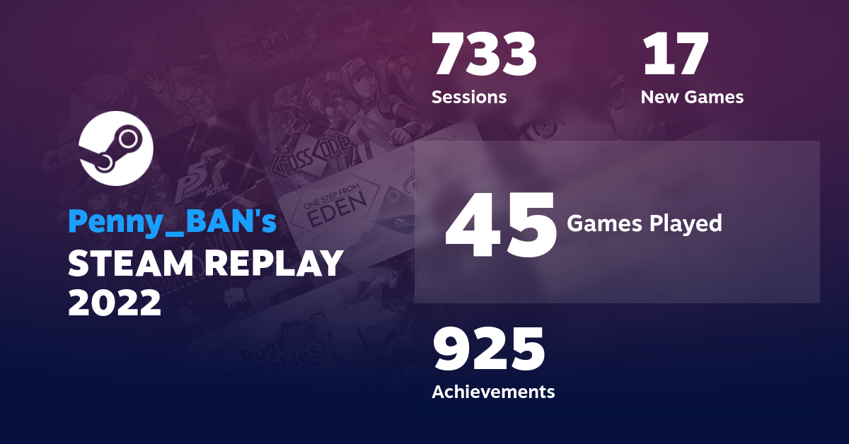 Penny_BAN's STEAM REPLAY 2022