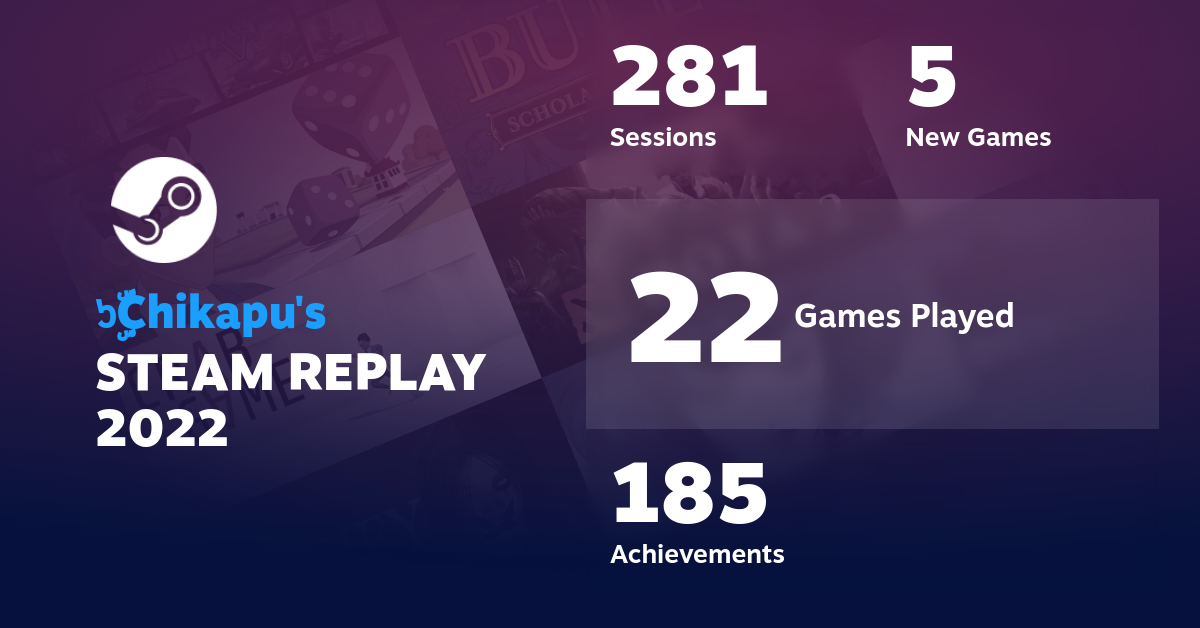 ๖ۣۜChikapu's STEAM REPLAY 2022