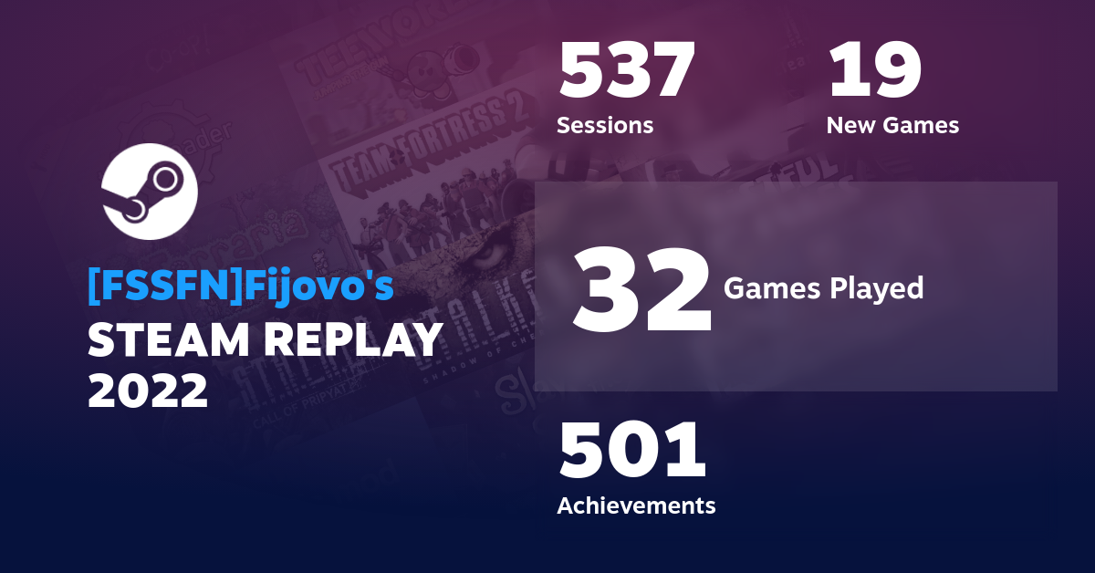[FSSFN]Fijovo's STEAM REPLAY 2022