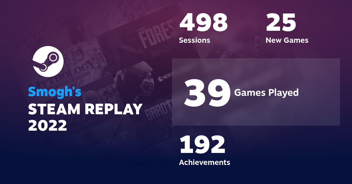 Smogh's STEAM REPLAY 2022