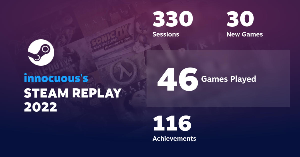 innocuous's STEAM REPLAY 2022