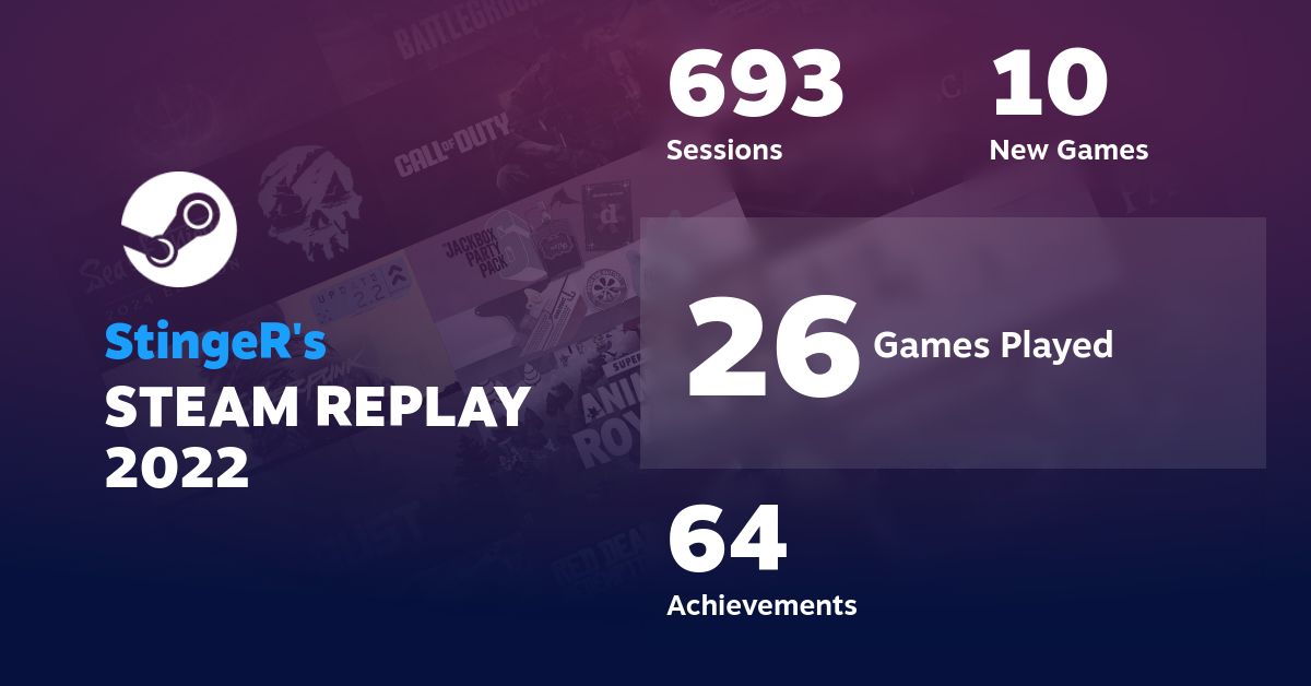 StingeR's STEAM REPLAY 2022