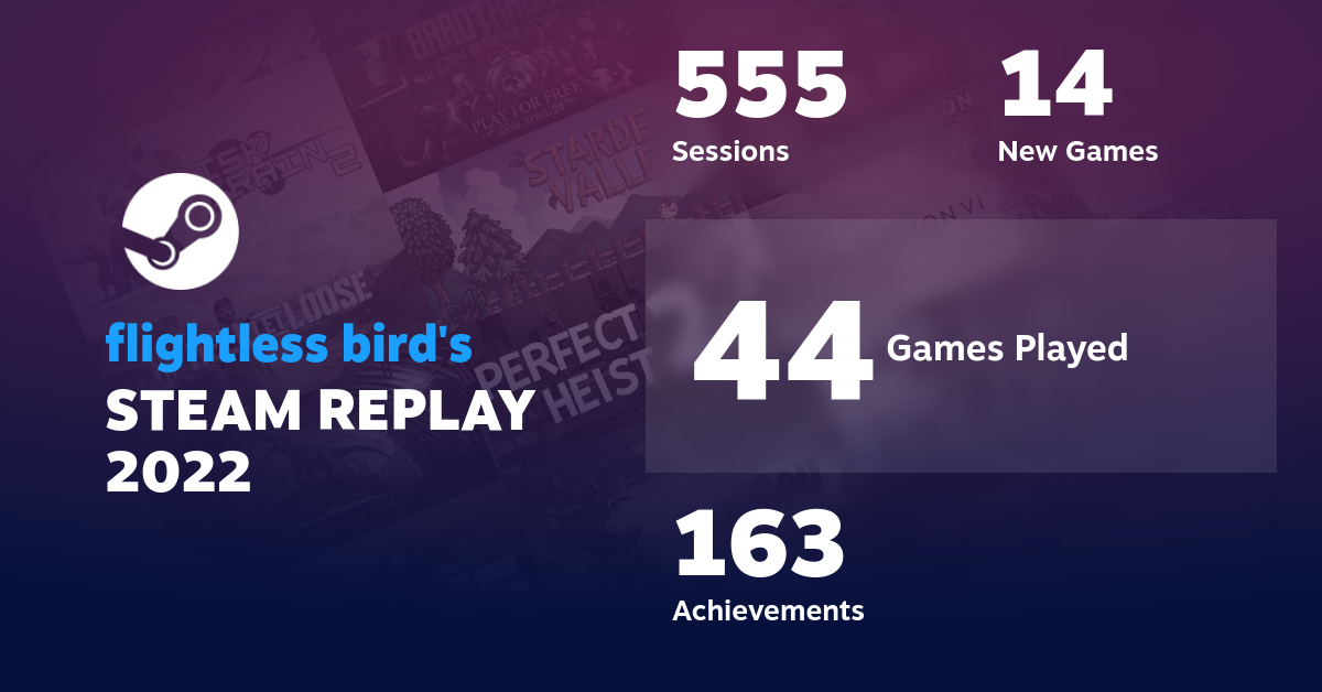 flightless bird's STEAM REPLAY 2022