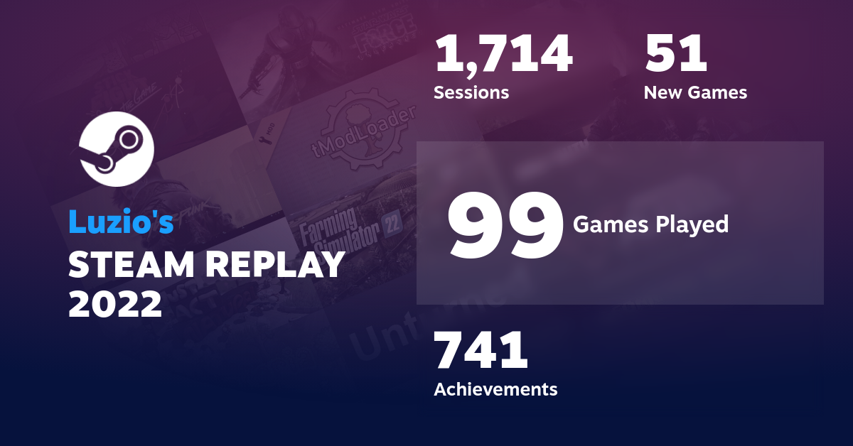 Luzio's STEAM REPLAY 2022