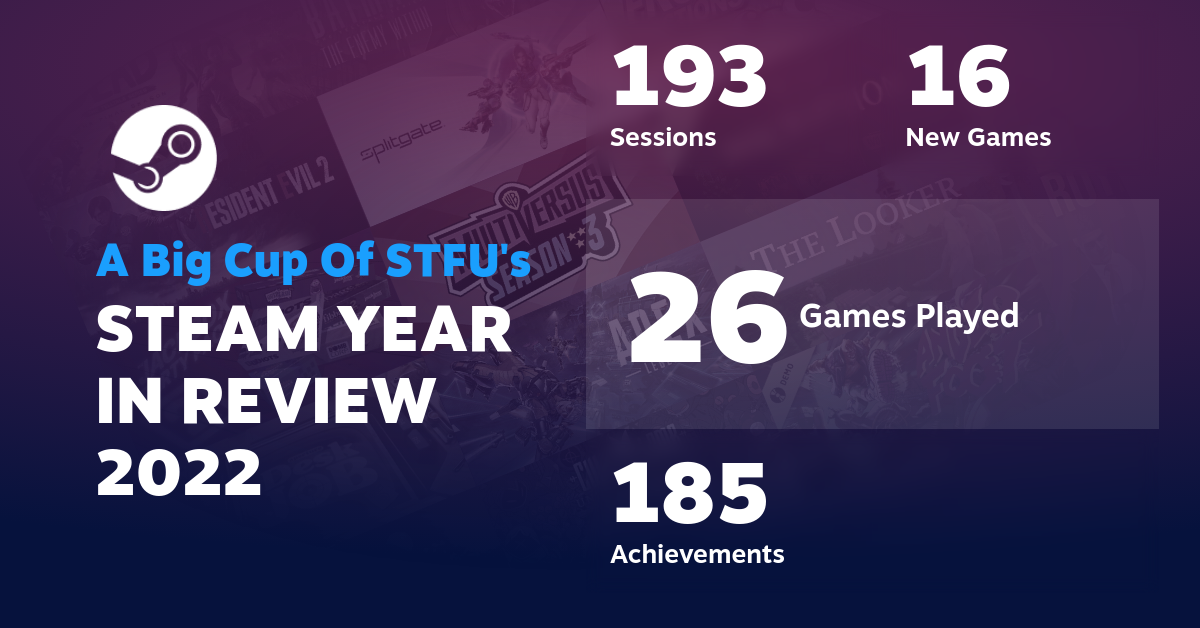 A Big Cup Of STFU's STEAM YEAR IN REVIEW 2022