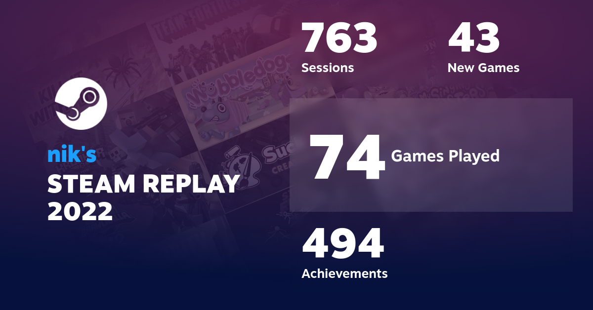 nik's STEAM REPLAY 2022