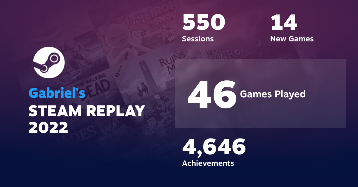 Gabriel's STEAM REPLAY 2022