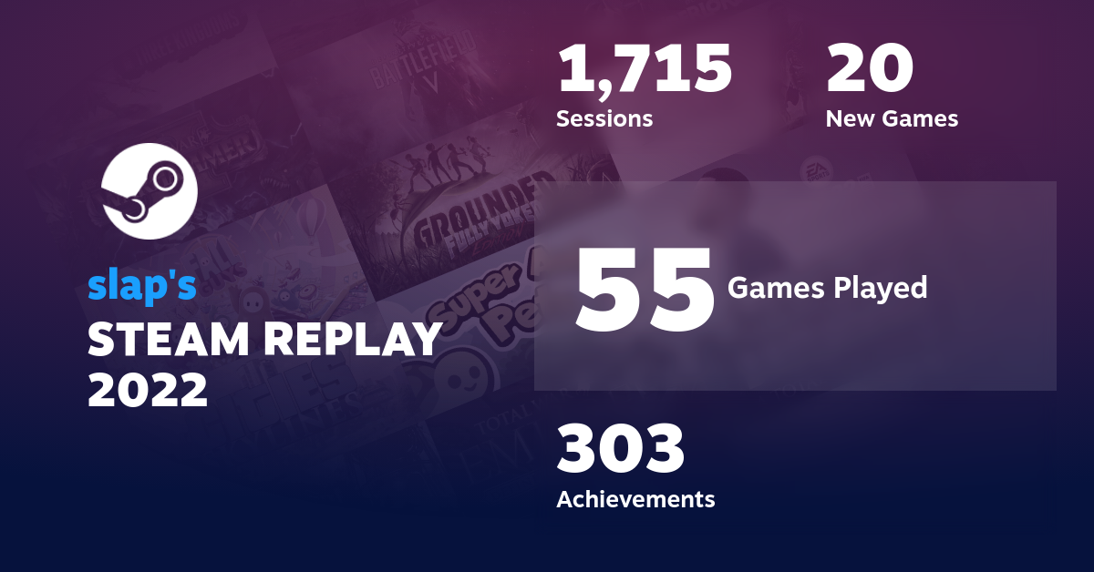 slap's STEAM REPLAY 2022