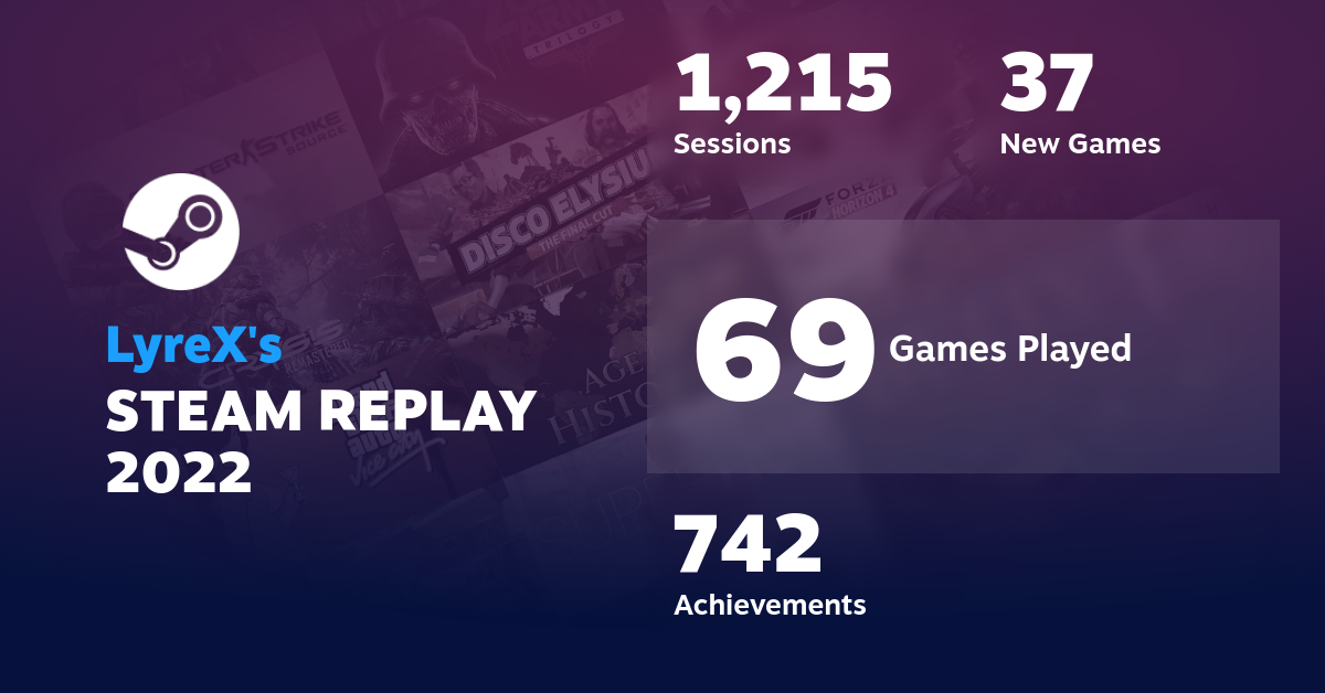 LyreX's STEAM REPLAY 2022