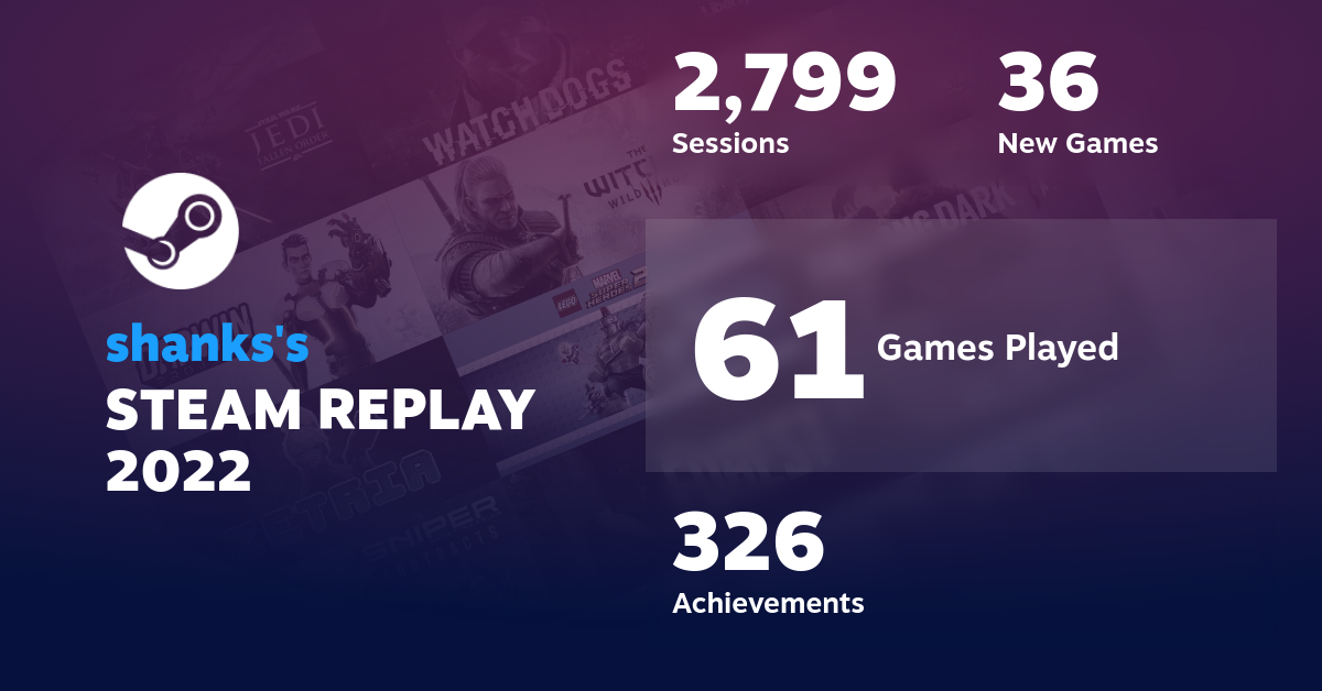 shanks's STEAM REPLAY 2022