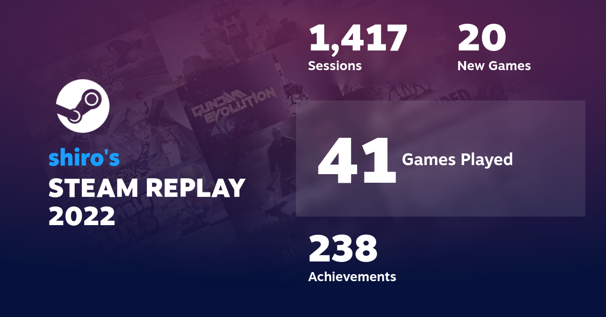 shiro's STEAM REPLAY 2022