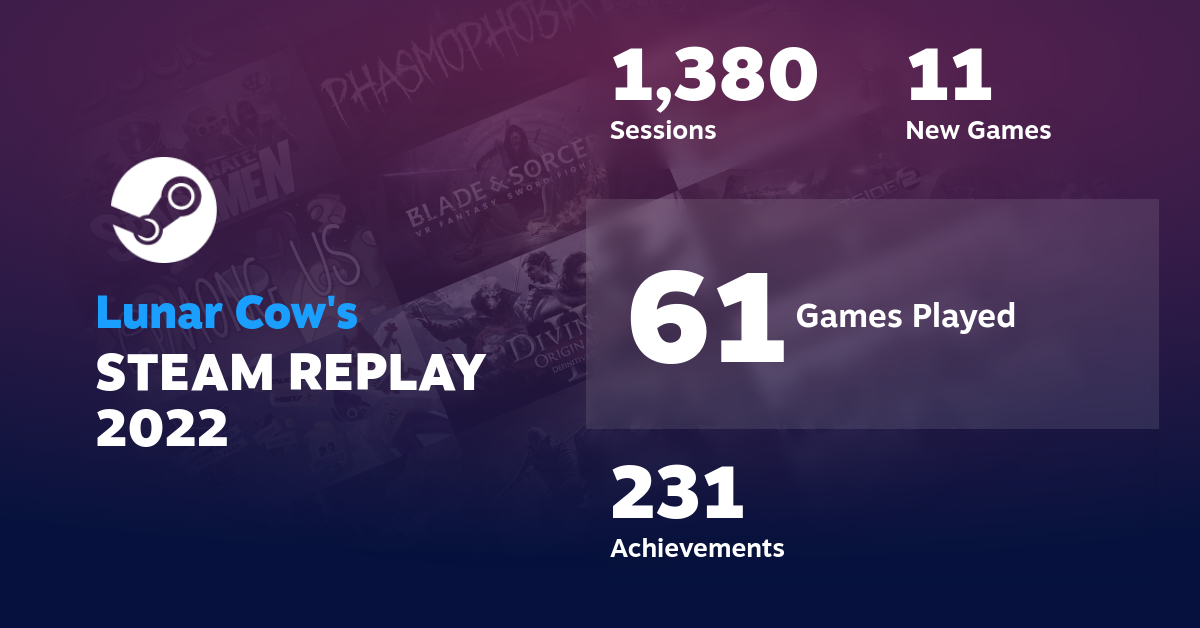 Lunar Cow's STEAM REPLAY 2022