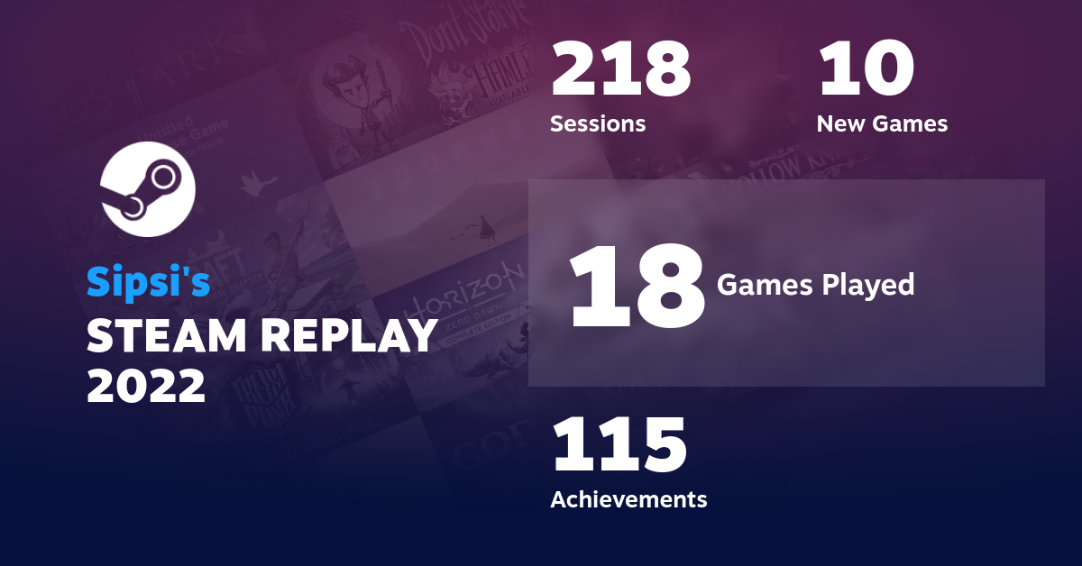 Sipsi's STEAM REPLAY 2022