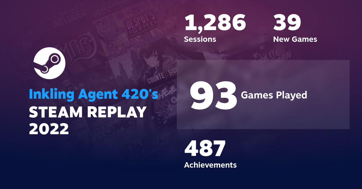 Inkling Agent 420's STEAM REPLAY 2022