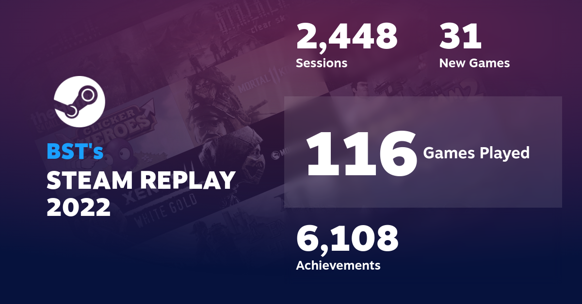 BST's STEAM REPLAY 2022