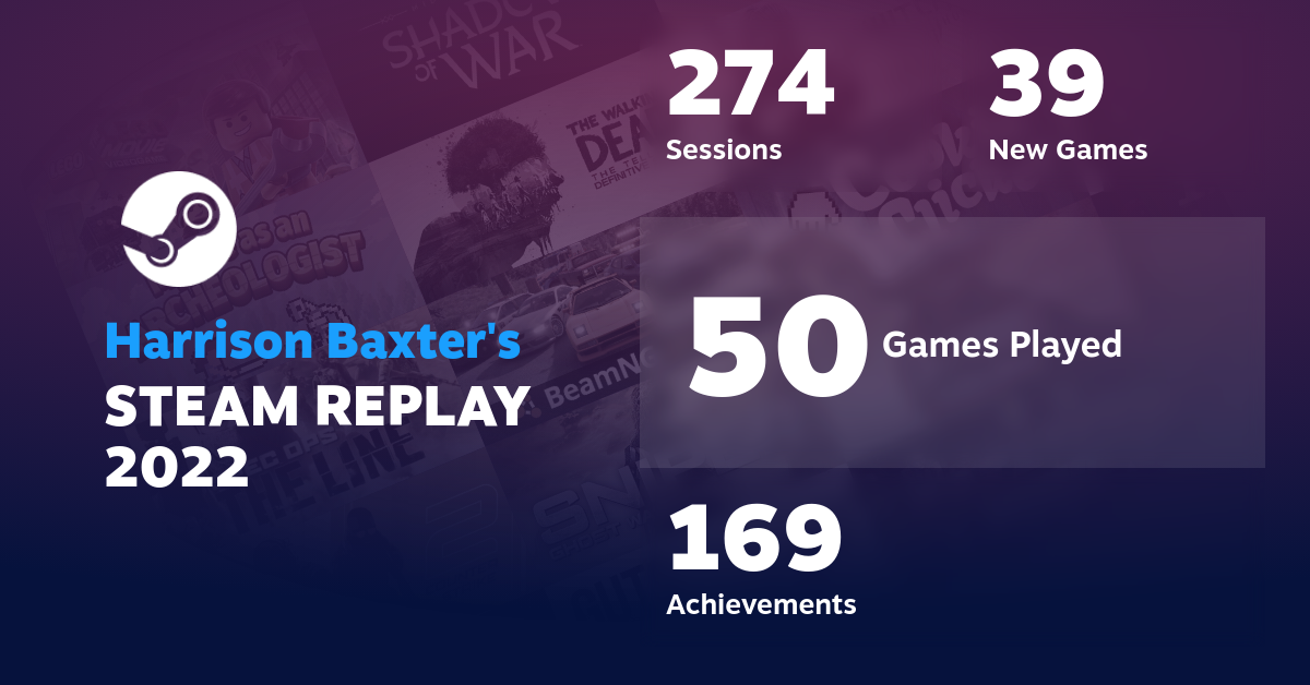 Harrison Baxter's STEAM REPLAY 2022