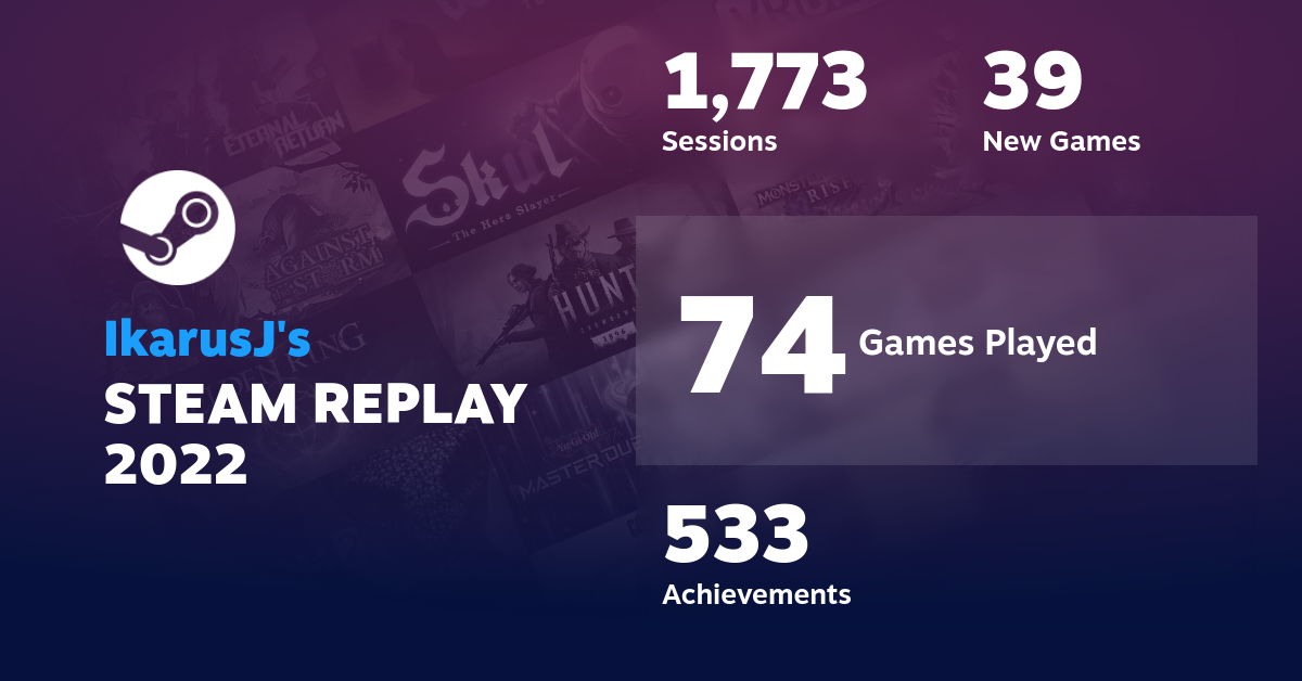 IkarusJ's STEAM REPLAY 2022