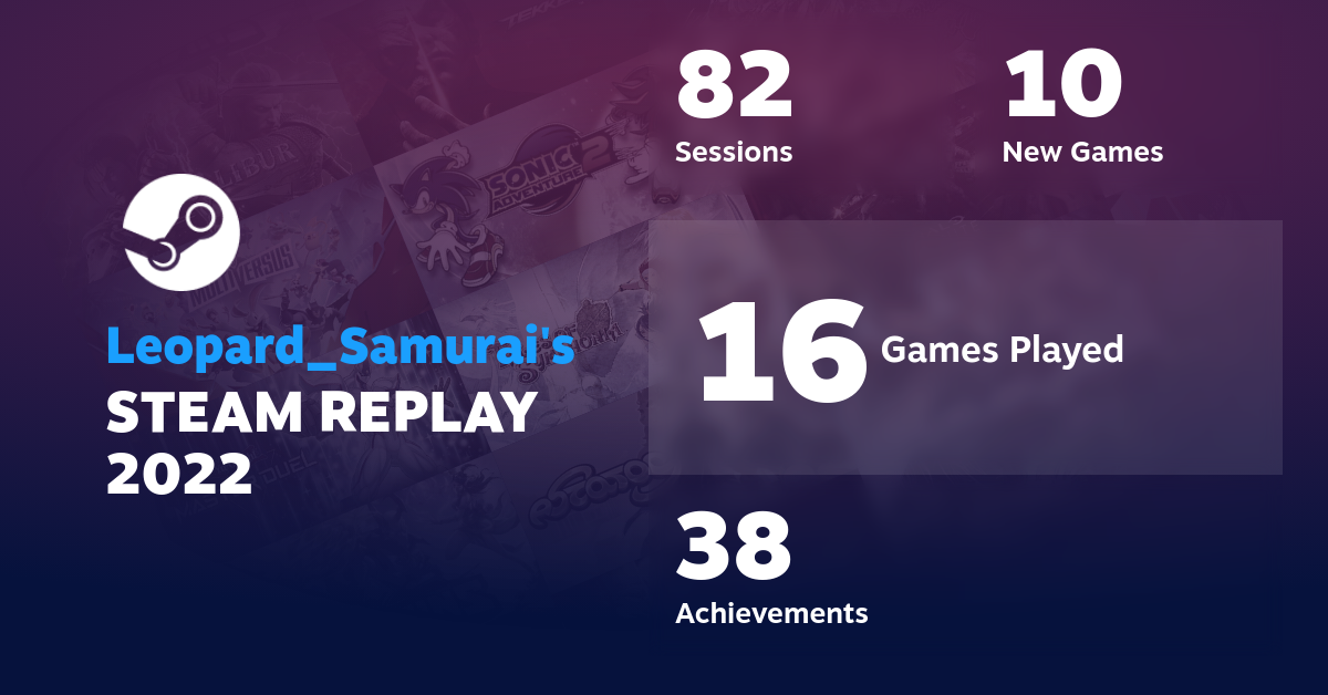 Leopard_Samurai's STEAM REPLAY 2022